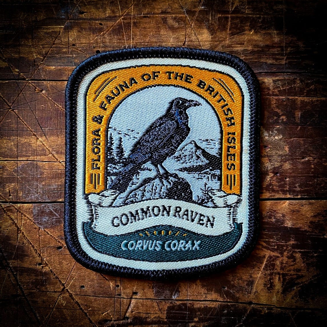 Common Raven patch – The Adventure Patch Company