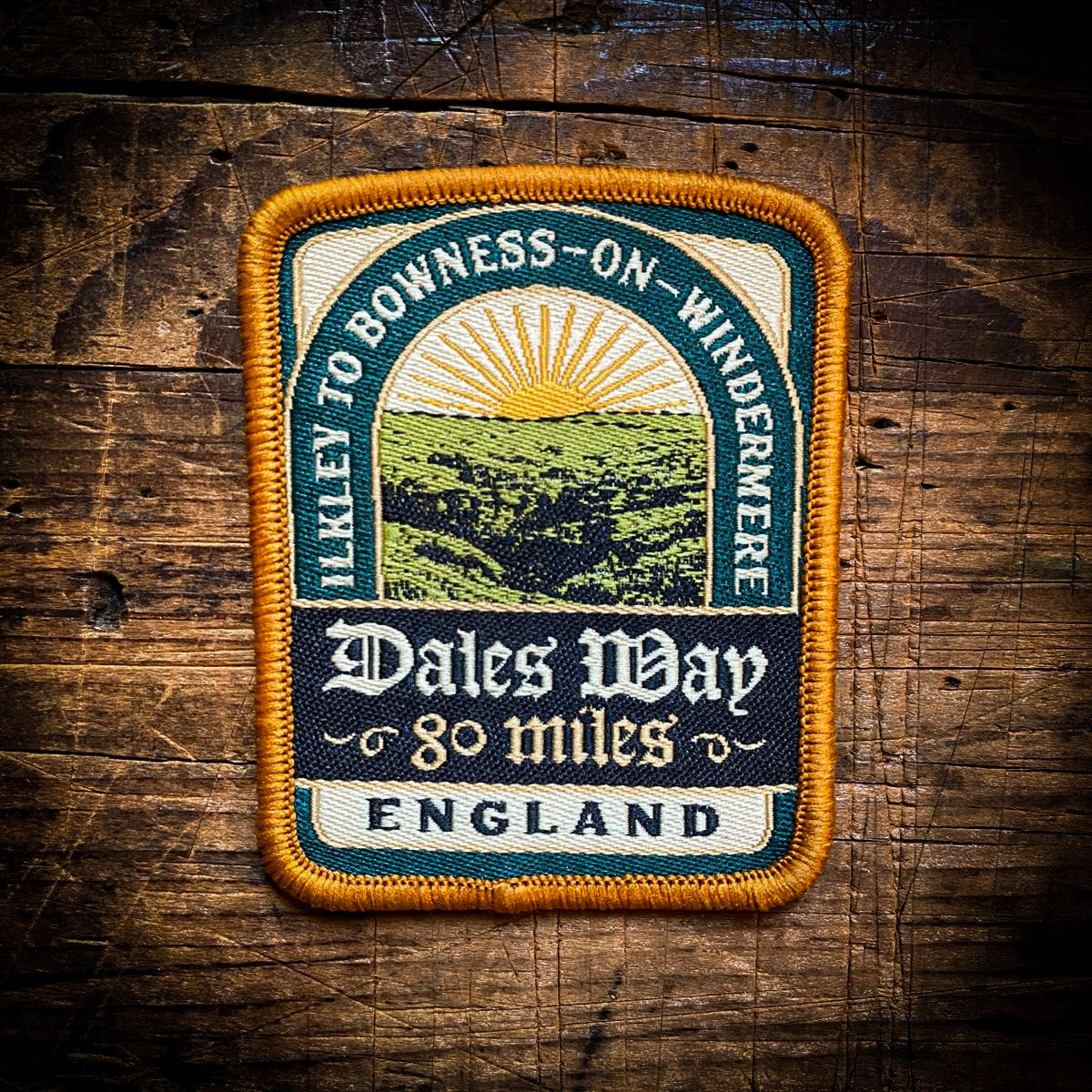 Dales Way patch – The Adventure Patch Company