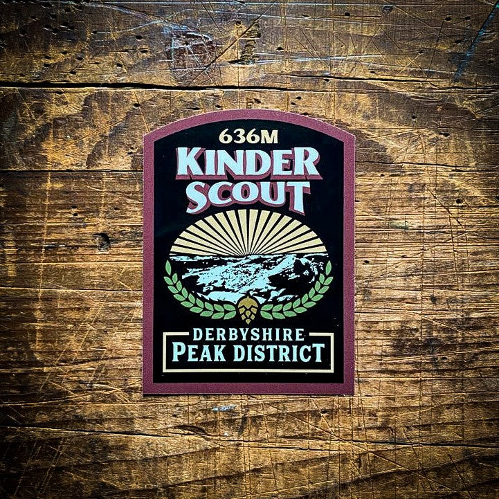 Kinder Scout sticker – The Adventure Patch Company
