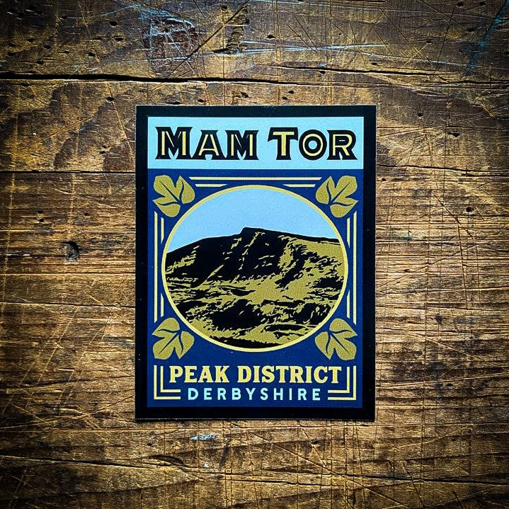 Mam Tor sticker – The Adventure Patch Company