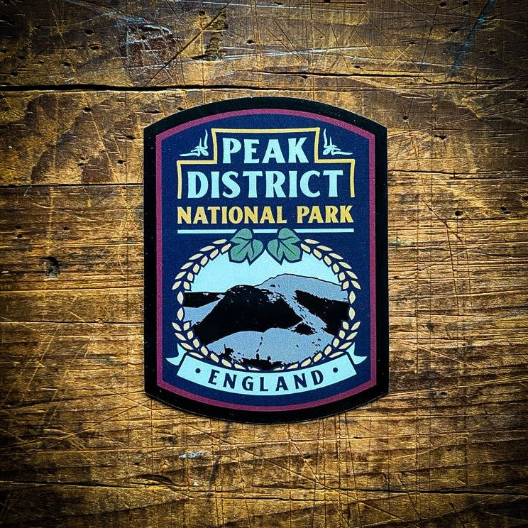 Peak District National Park sticker – The Adventure Patch Company