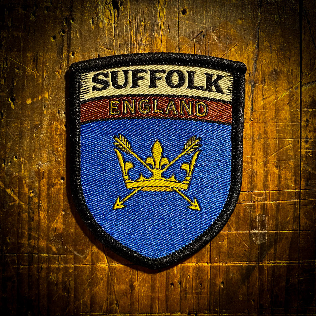 Suffolk county flag patch – The Adventure Patch Company