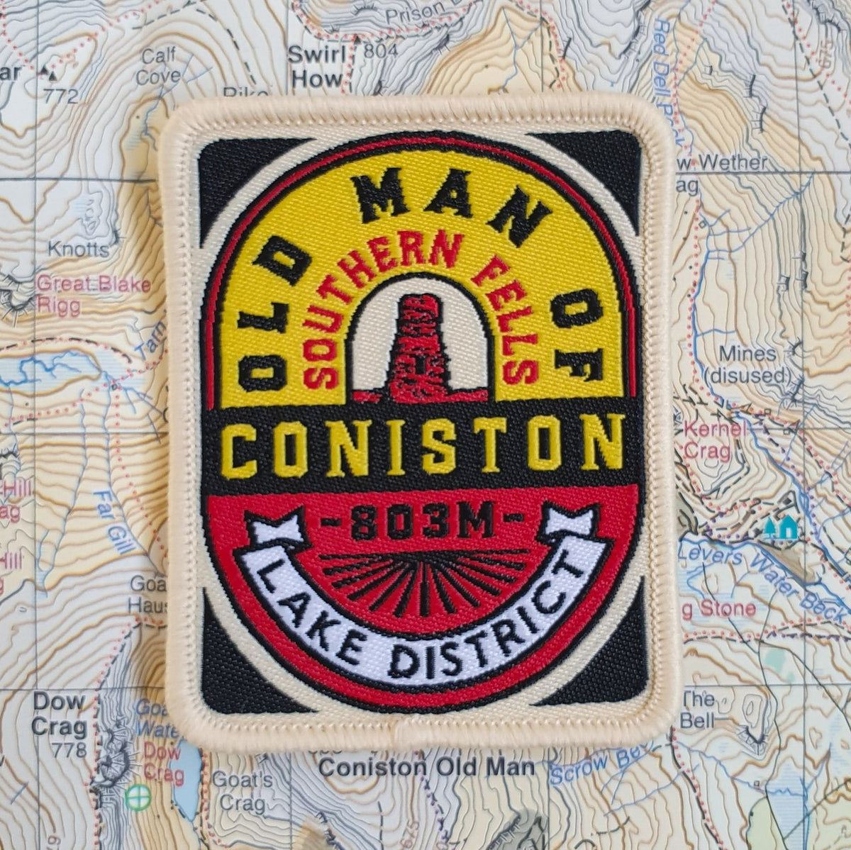 Old Man of Coniston patch – The Adventure Patch Company